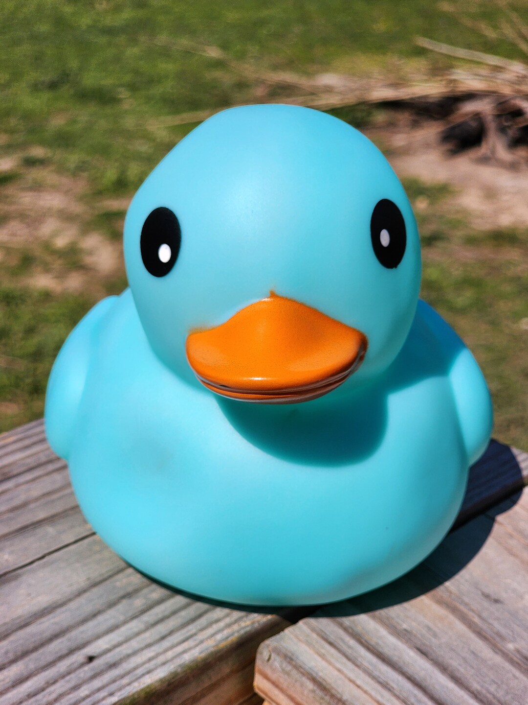 Large Matte Color Themed Blue Rubber Duck Ducks Friend Gift Duck Lover ...
