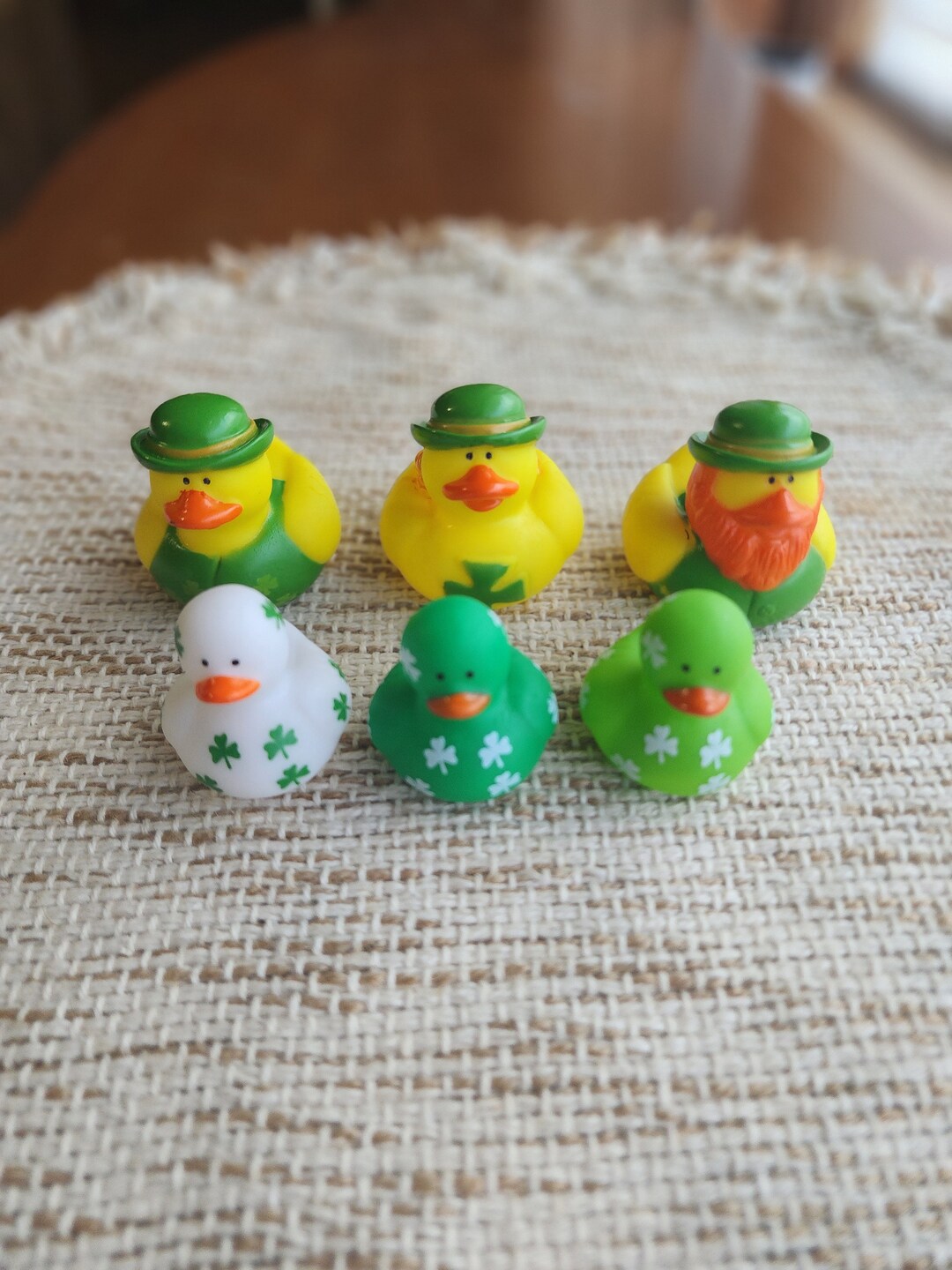 St. Patty's Day Themed Set of Rubber Ducks Cruising Ducks Duck Jeep ...