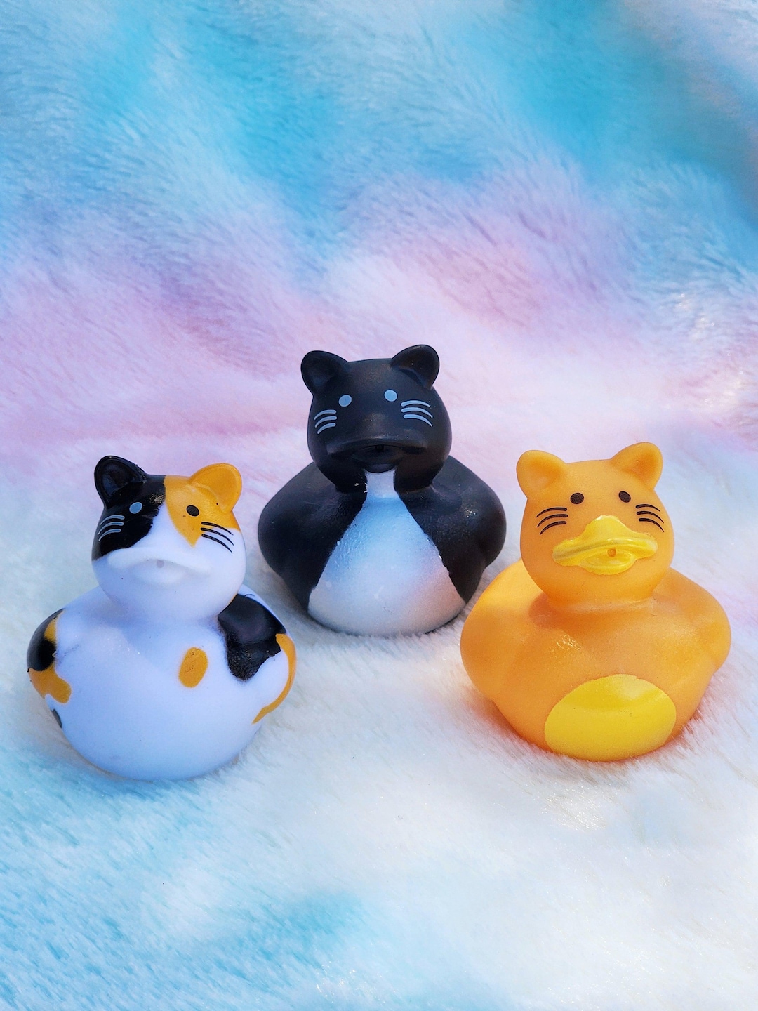 Cat Rubber Ducks | Cute Novelty Gifts | Cat Lover | Office Desk Toy ...