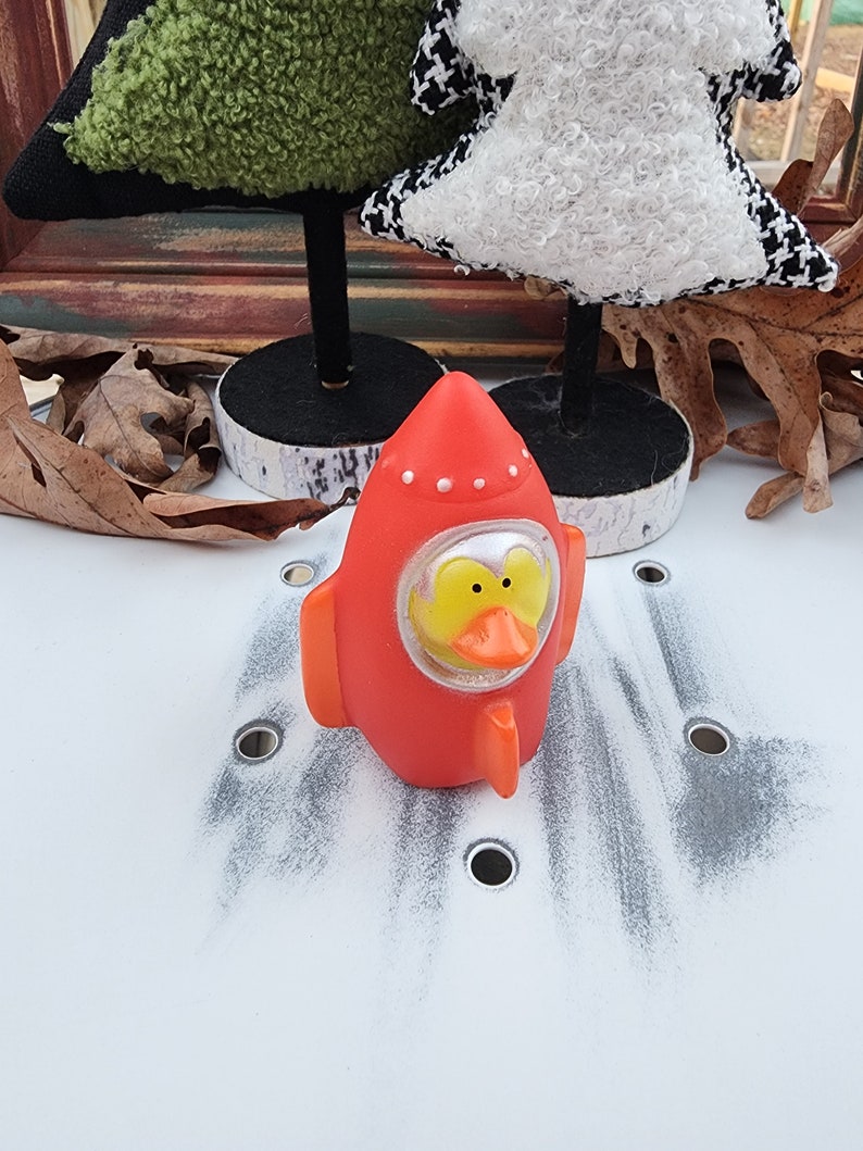 Space Themed Yellow Rubber Duck Ducks Red Blue Green Individuals or ...