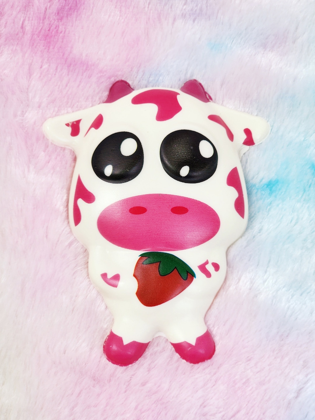 Jumbo Strawberry Cow Squish Sticker: Animal Lover Gift - Etsy