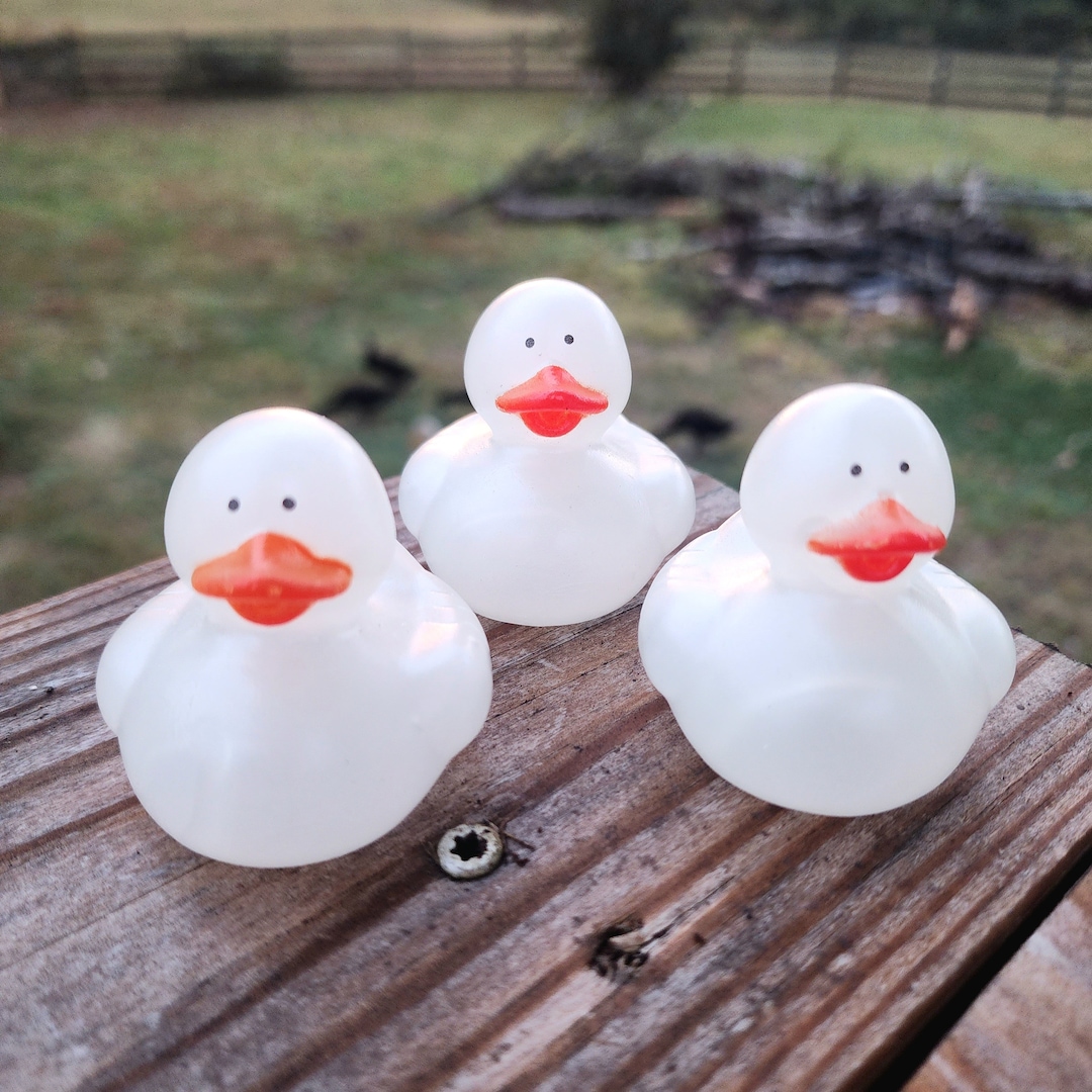 Glow in the Dark Themed Rubber Duck Ducks Individuals or Pack of 3 - Etsy