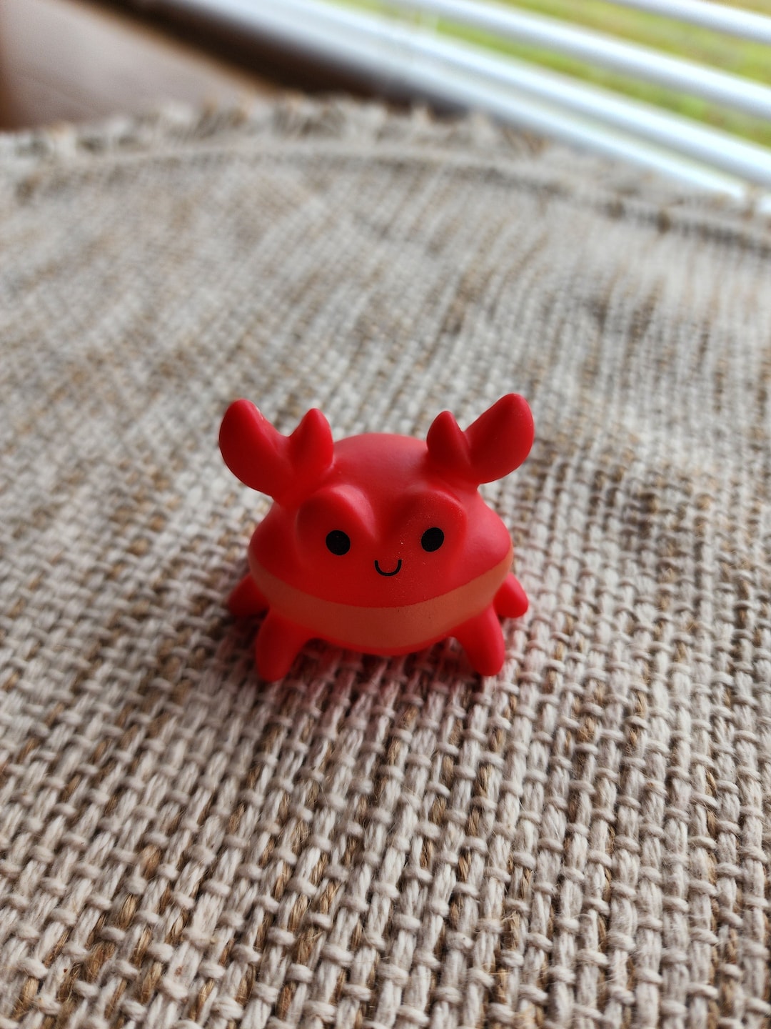 Crab Sea Ocean Animal Themed Red Rubber Figure Rubber Animal Animals ...