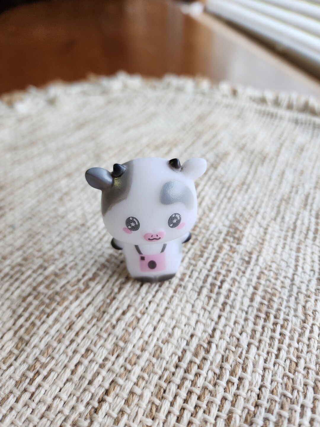 Gray Camera Cow Farm Animal Themed Gray Rubber Figure Rubber Animal ...