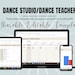 Ballet Syllabus, Skill Checklist, Dance Planner, Organizer, Teaching ...