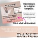 Editable Dance Studio Dashboard, Ballet School Studio Owner Resources ...