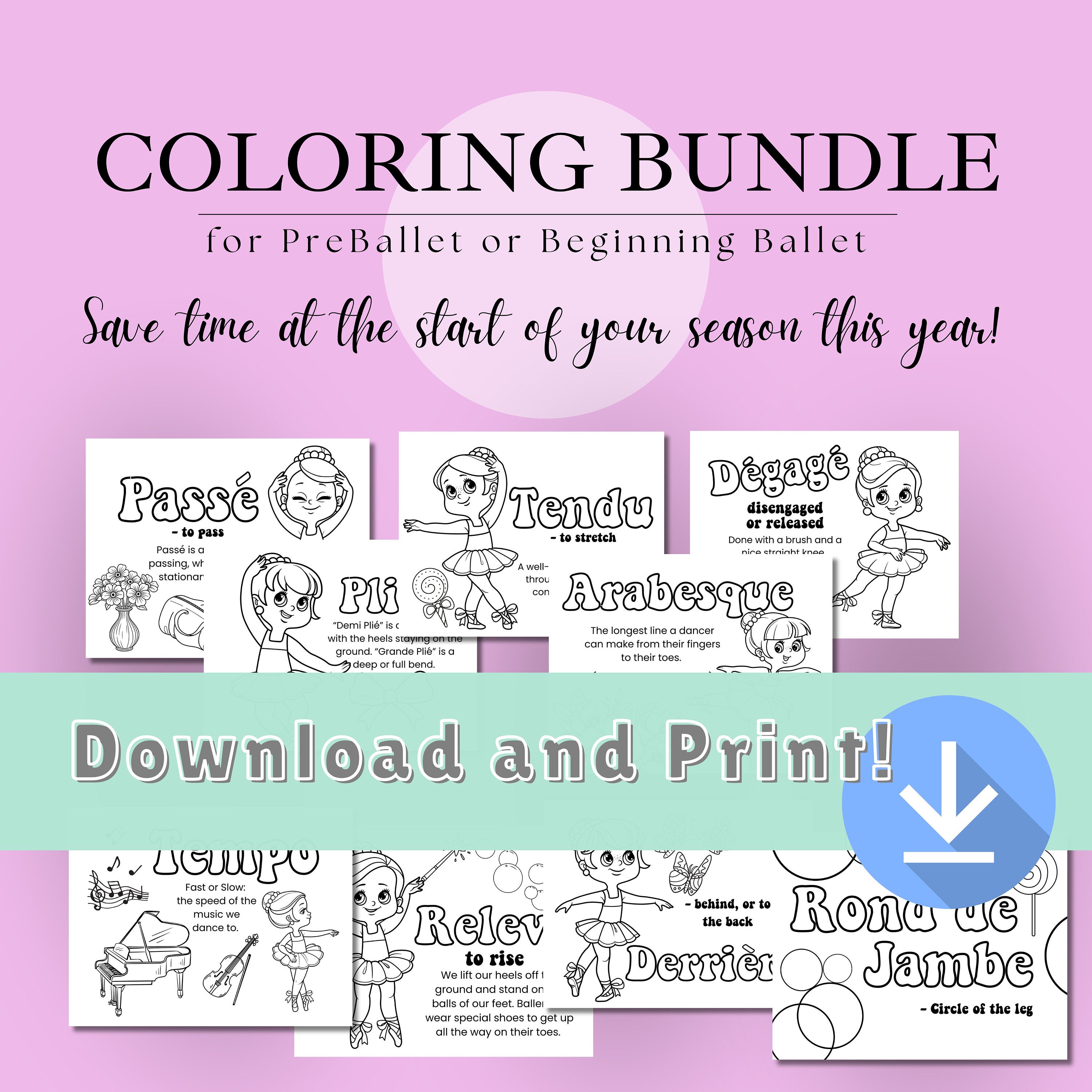 Dance Teacher Ballet Coloring Pages for Your Lesson Plans! (dance ...
