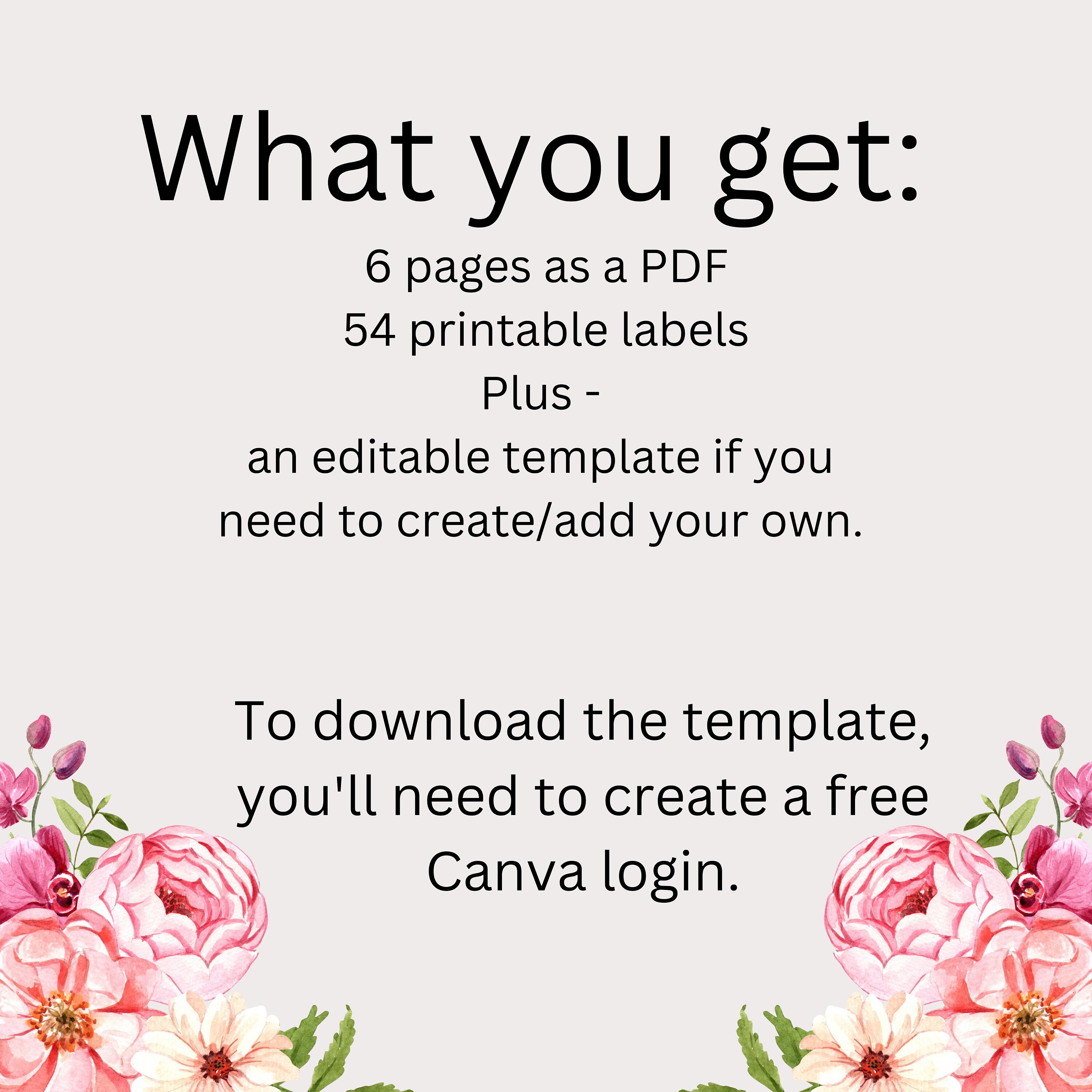 Printable Dance Studio Labels, Organizing Labels for Dance Teachers ...