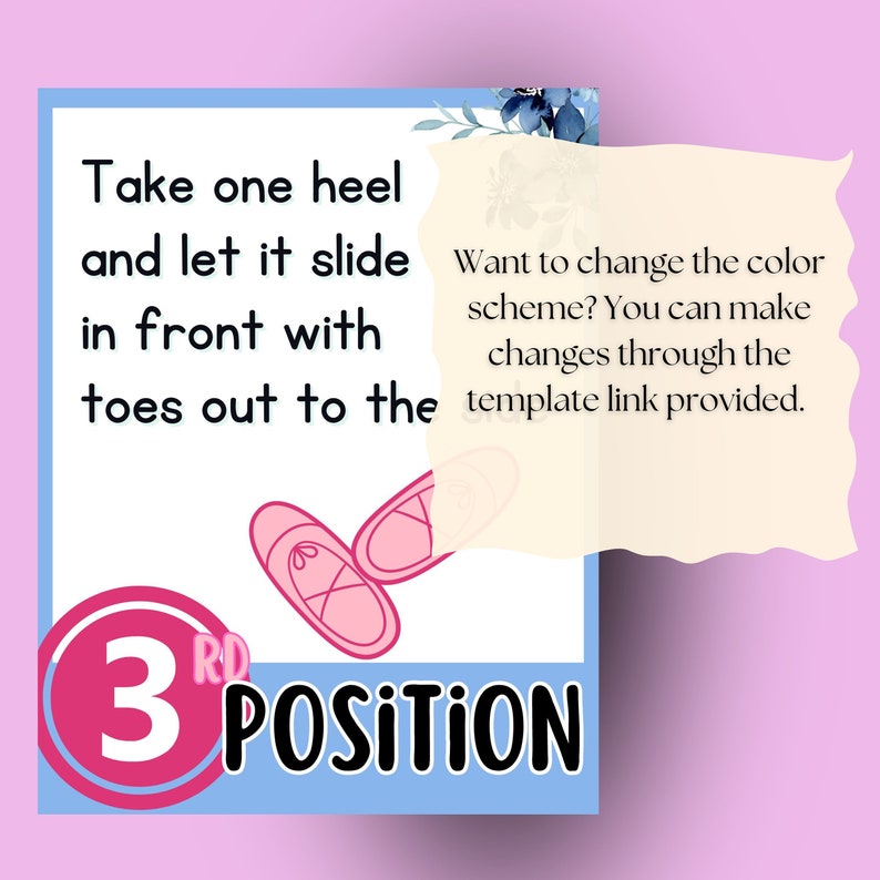 Ballet Position Printable, Feet Positions, Dance Teacher Resources ...