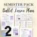 Beginner Ballet Lesson Plans, Dance Teacher Bundle, Planner Pages - Etsy