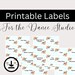 Printable Dance Studio Labels, Organizing Labels for Dance Teachers ...