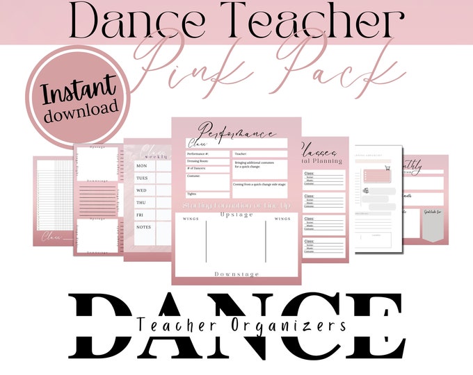 Ballet Syllabus, Skill Checklist, Dance Planner, Organizer, Teaching Supplies, Digital Planner ...