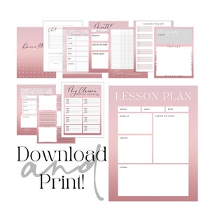 Ultimate Dance Teacher Bundle, Digital Planners, Dance Templates, Dance ...