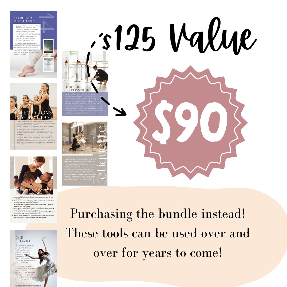 Ultimate Dance Teacher Bundle, Digital Planners, Dance Templates, Dance ...