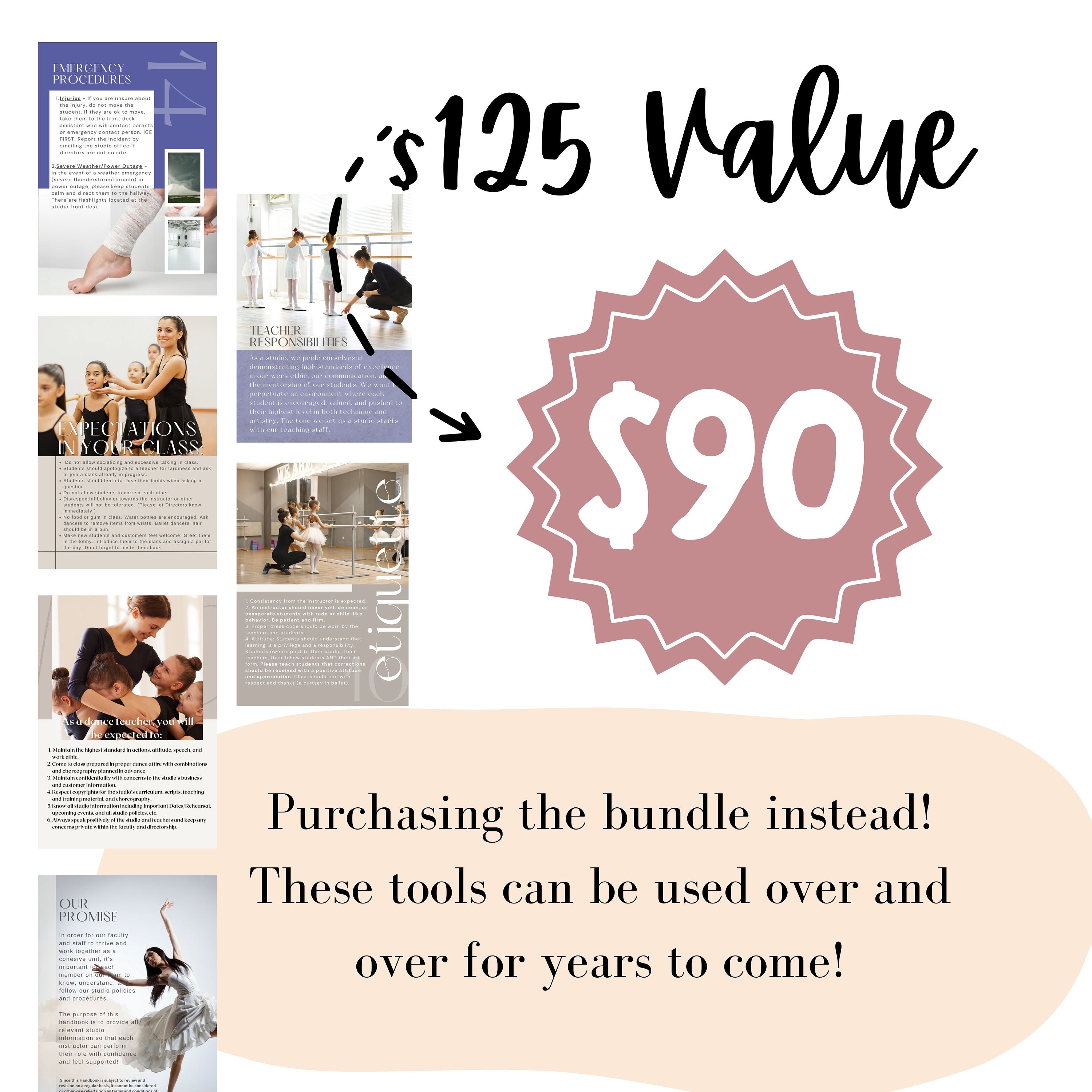 Ultimate Dance Teacher Bundle, Digital Planners, Dance Templates, Dance ...