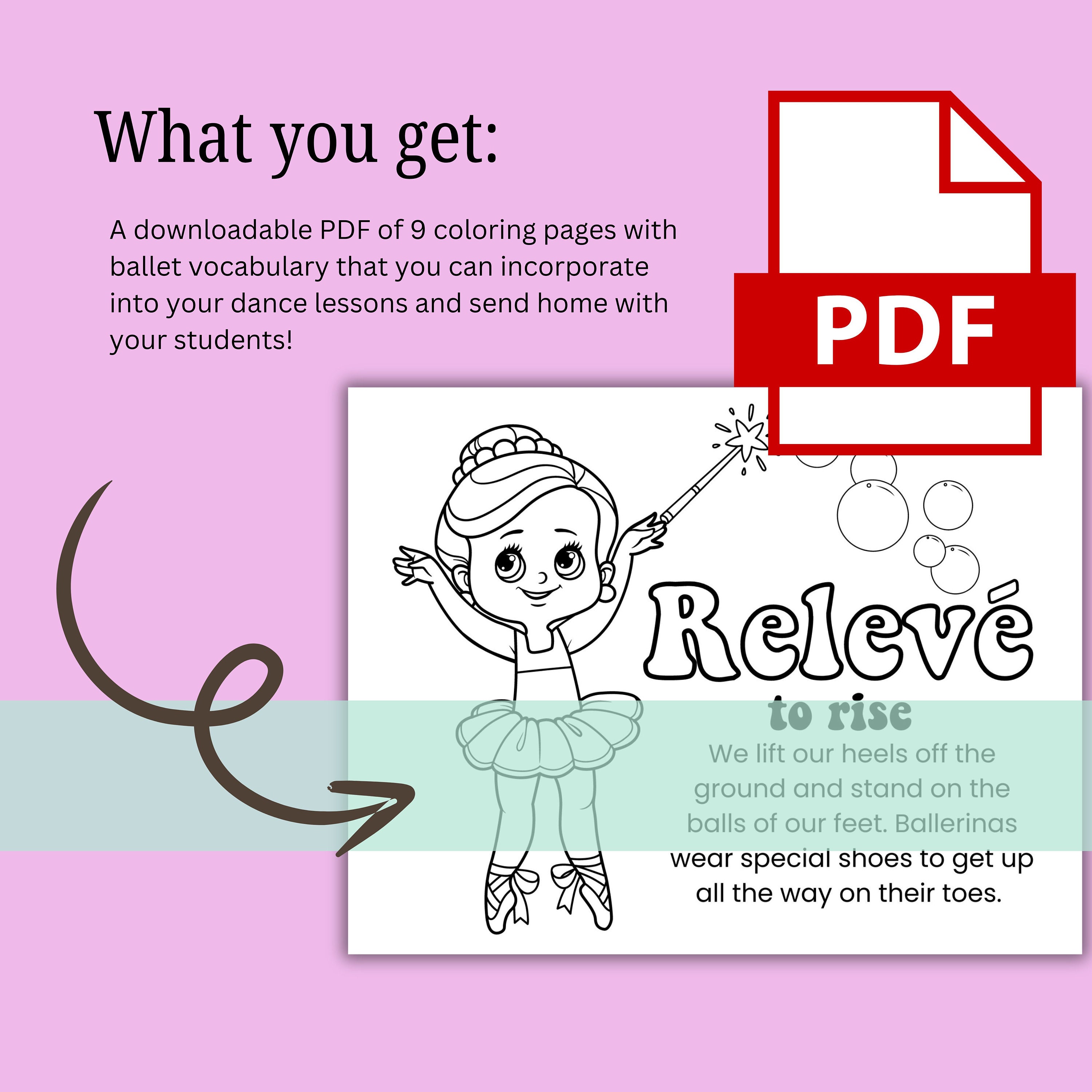 Dance Teacher Ballet Coloring Pages for Your Lesson Plans! (dance ...