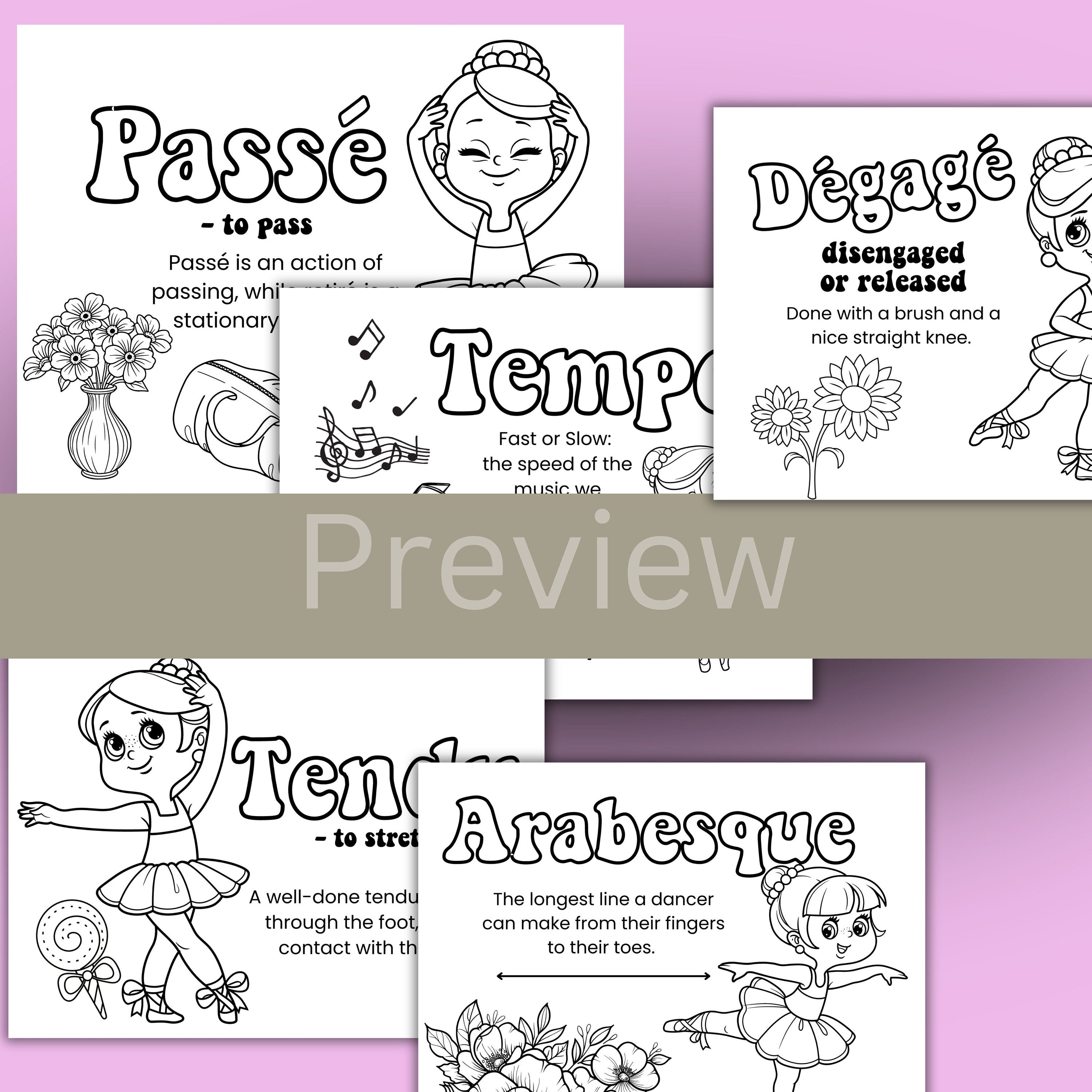Dance Teacher Ballet Coloring Pages for Your Lesson Plans! (dance ...