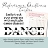 Dance Teacher Editable Ballet Evaluation Exam Spreadsheet, Ballet Class ...