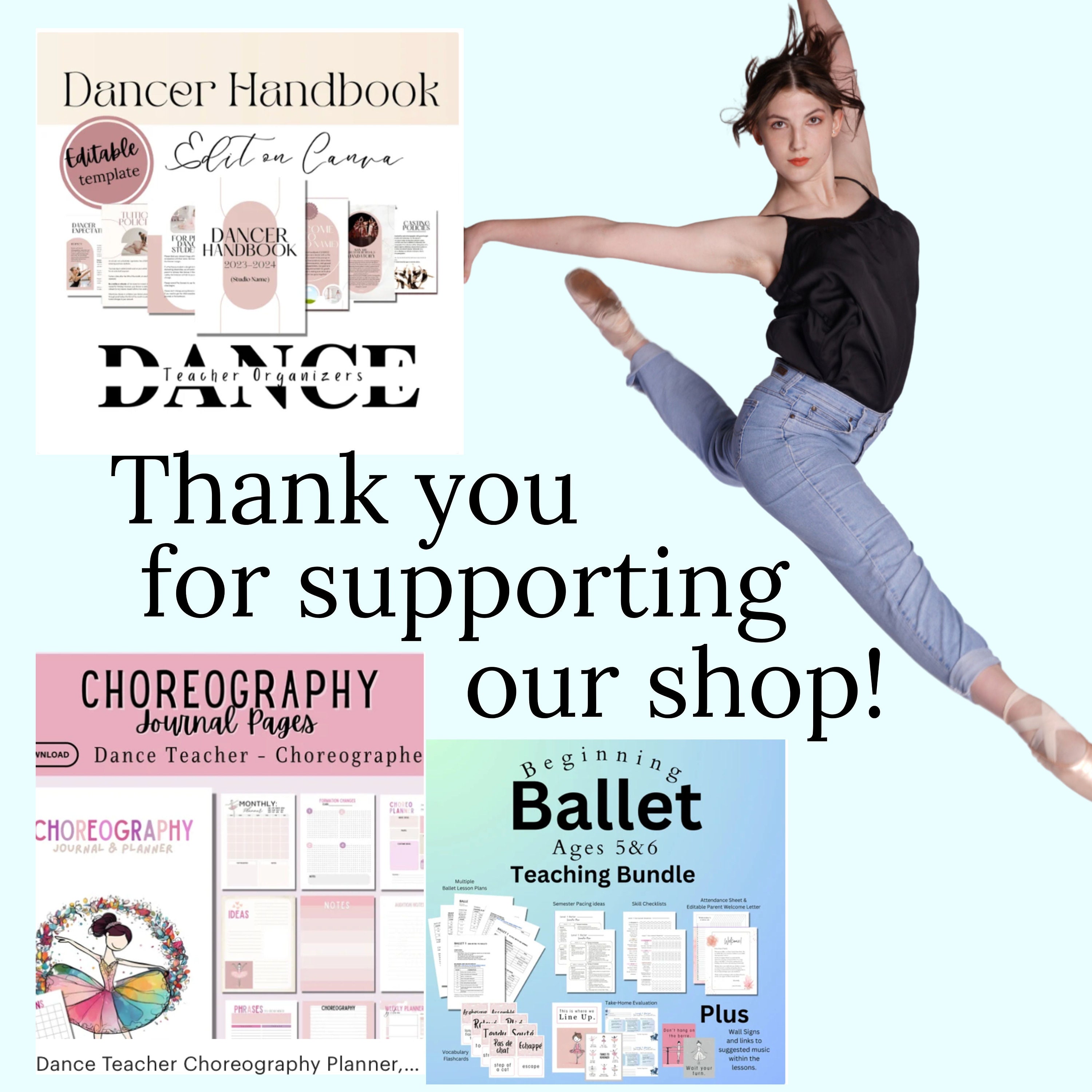 Dancer Contract for Dance Teachers & Studios, Ballet School, Editable ...