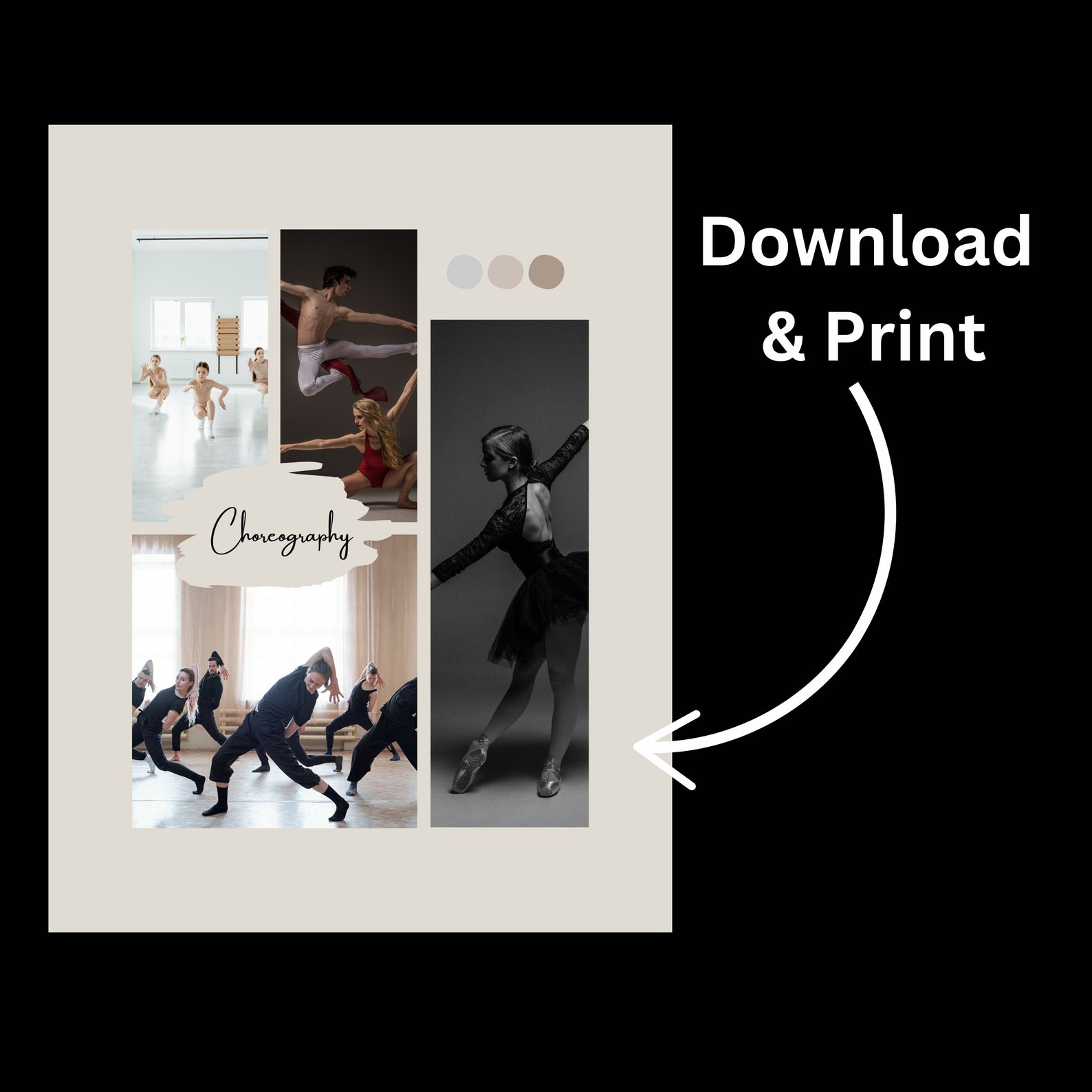 Downloadable Choreographer Planner Pages: Organize and Enhance Your ...