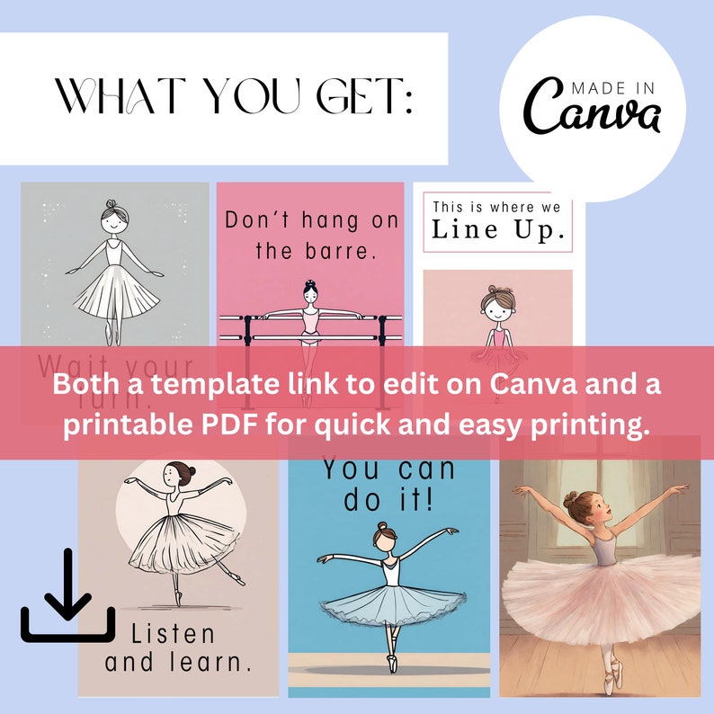 Beginner Ballet Lesson Plans, Dance Teacher Bundle, Planner Pages - Etsy