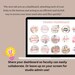 Editable Dance Studio Dashboard, Ballet School Studio Owner Resources ...