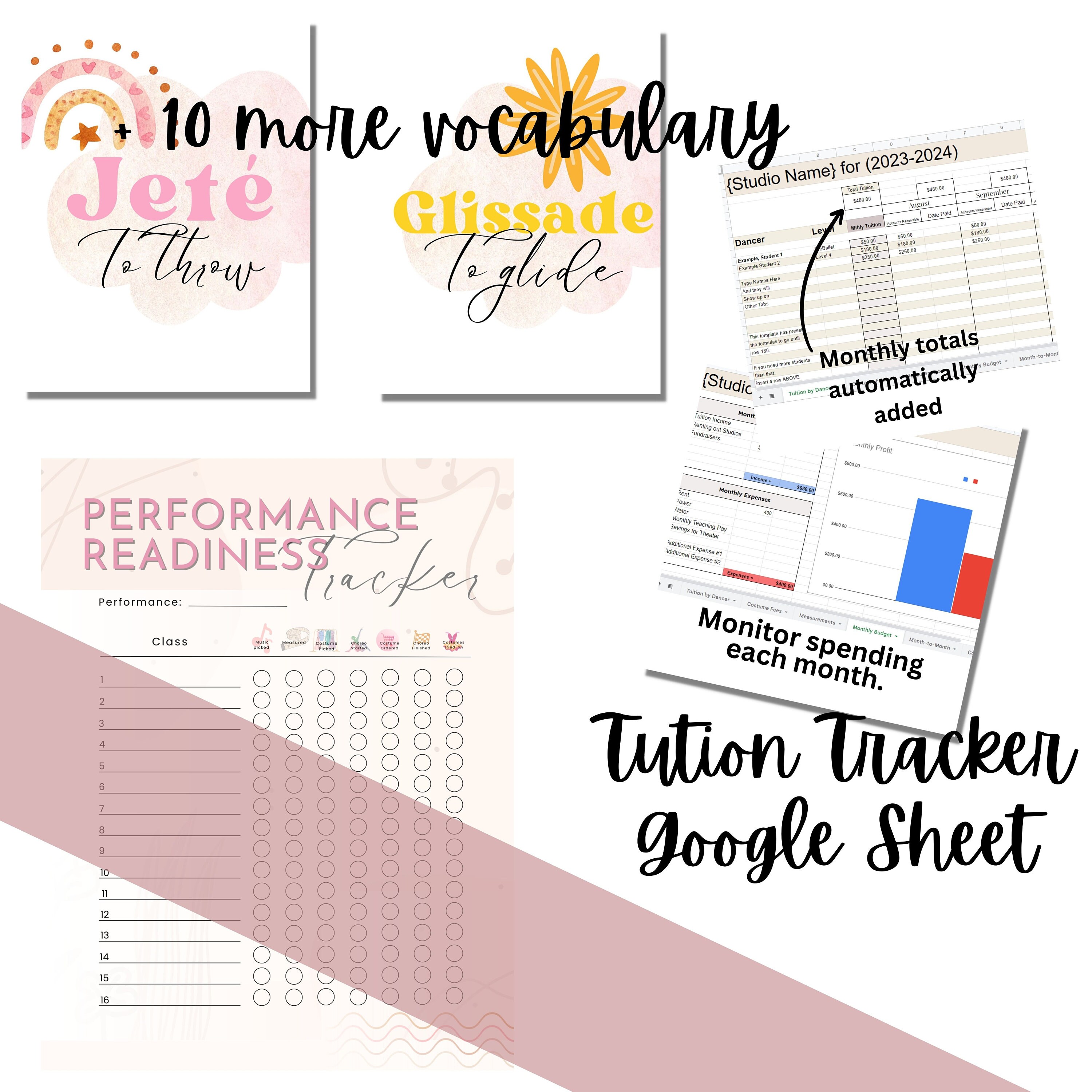 Ultimate Dance Teacher Bundle, Digital Planners, Dance Templates, Dance ...