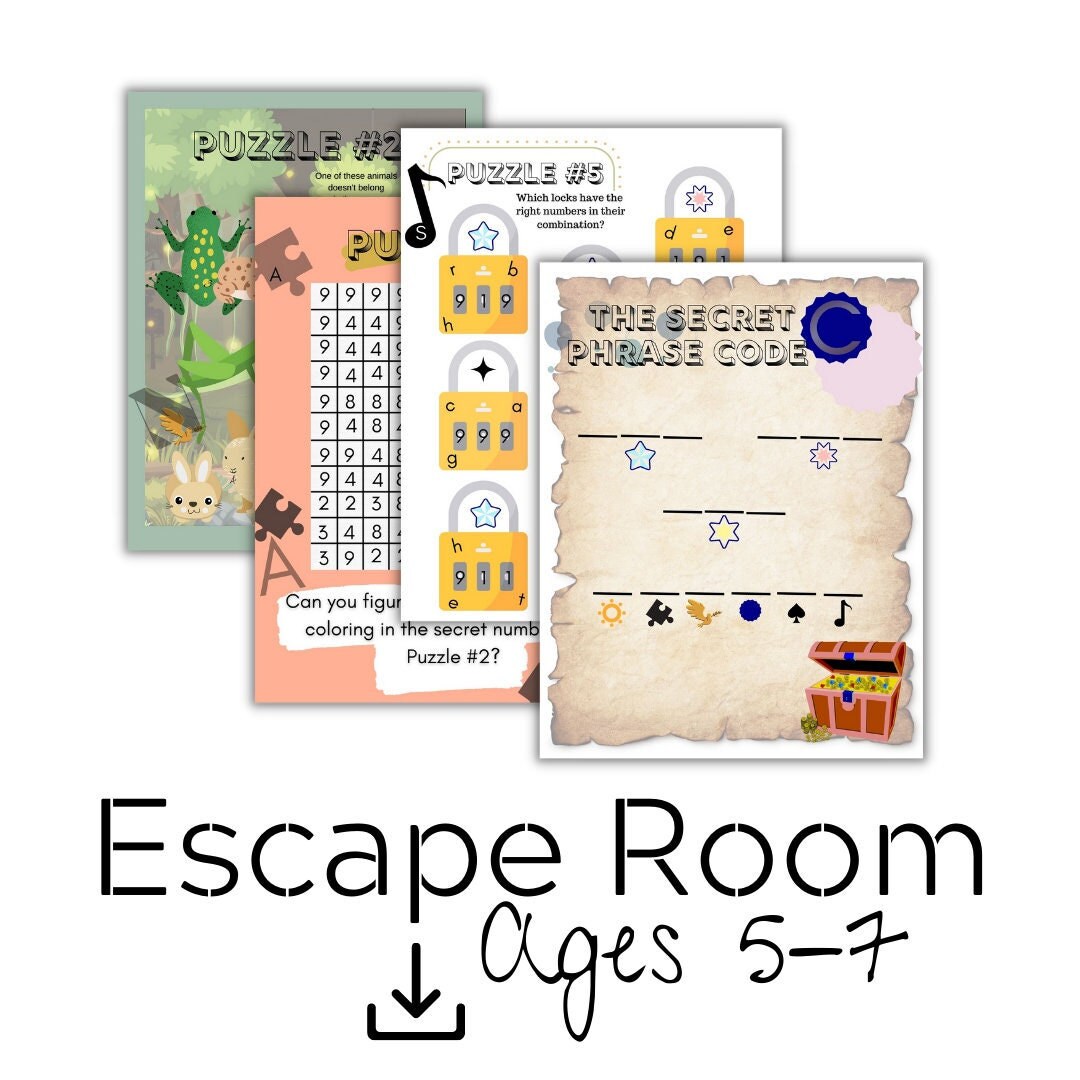 Printable Teacher Lesson Plan, Elementary Escape Room, Discover the ...