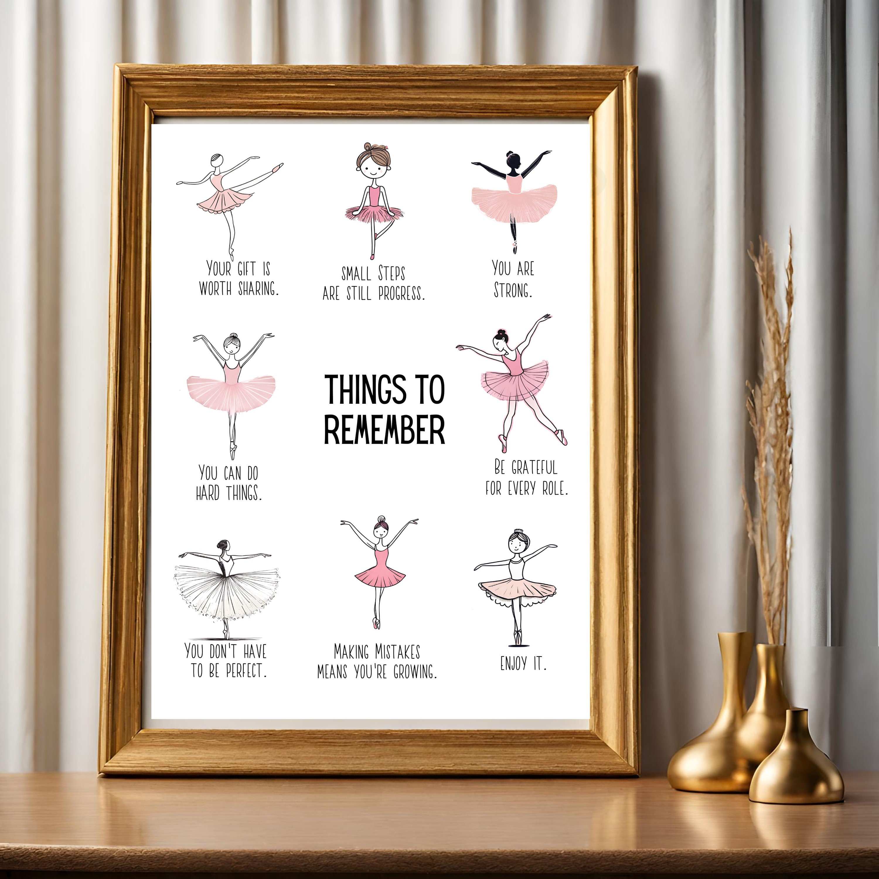 Dance Teacher Print, Growth Mindset Dancer Therapy, Ballet School ...