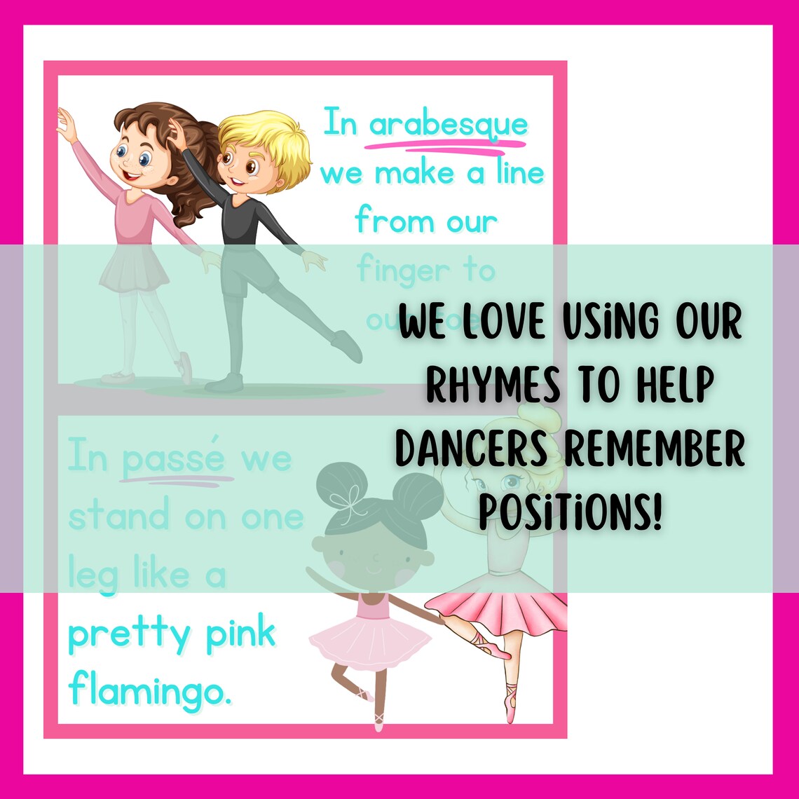 Pre Ballet Class Printables, Dance Lesson and Templates - Etsy