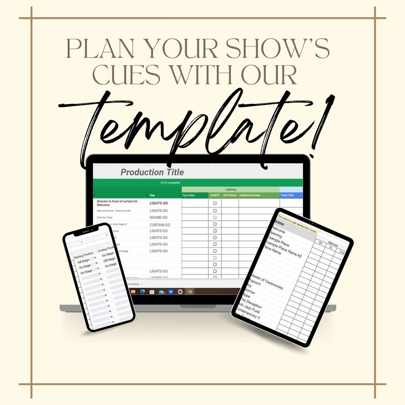 Dance Performance, Theater Production, Cue Digital Template, Dance ...