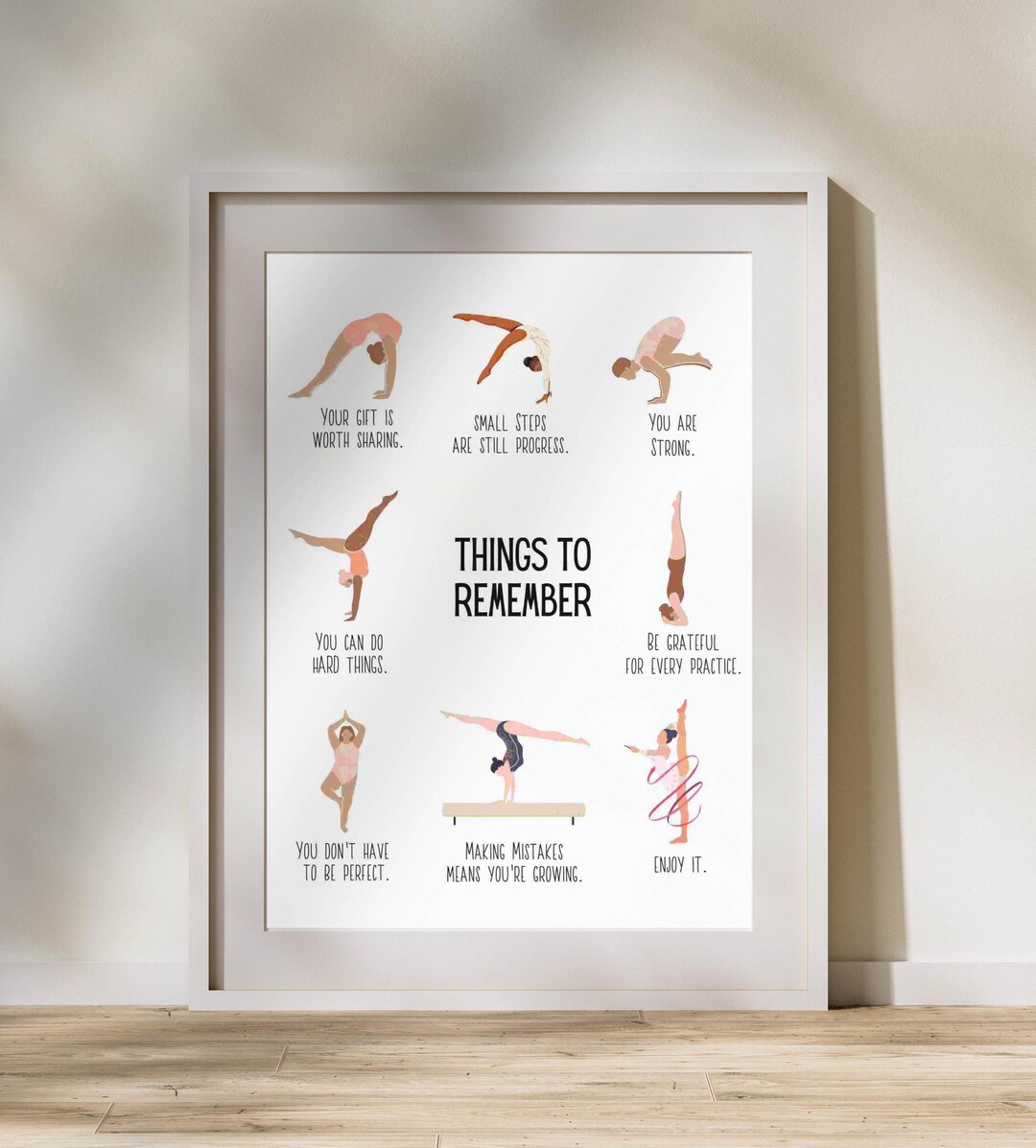 Acro Teacher Print, Growth Mindset Dancer Gymnast Therapy, School ...