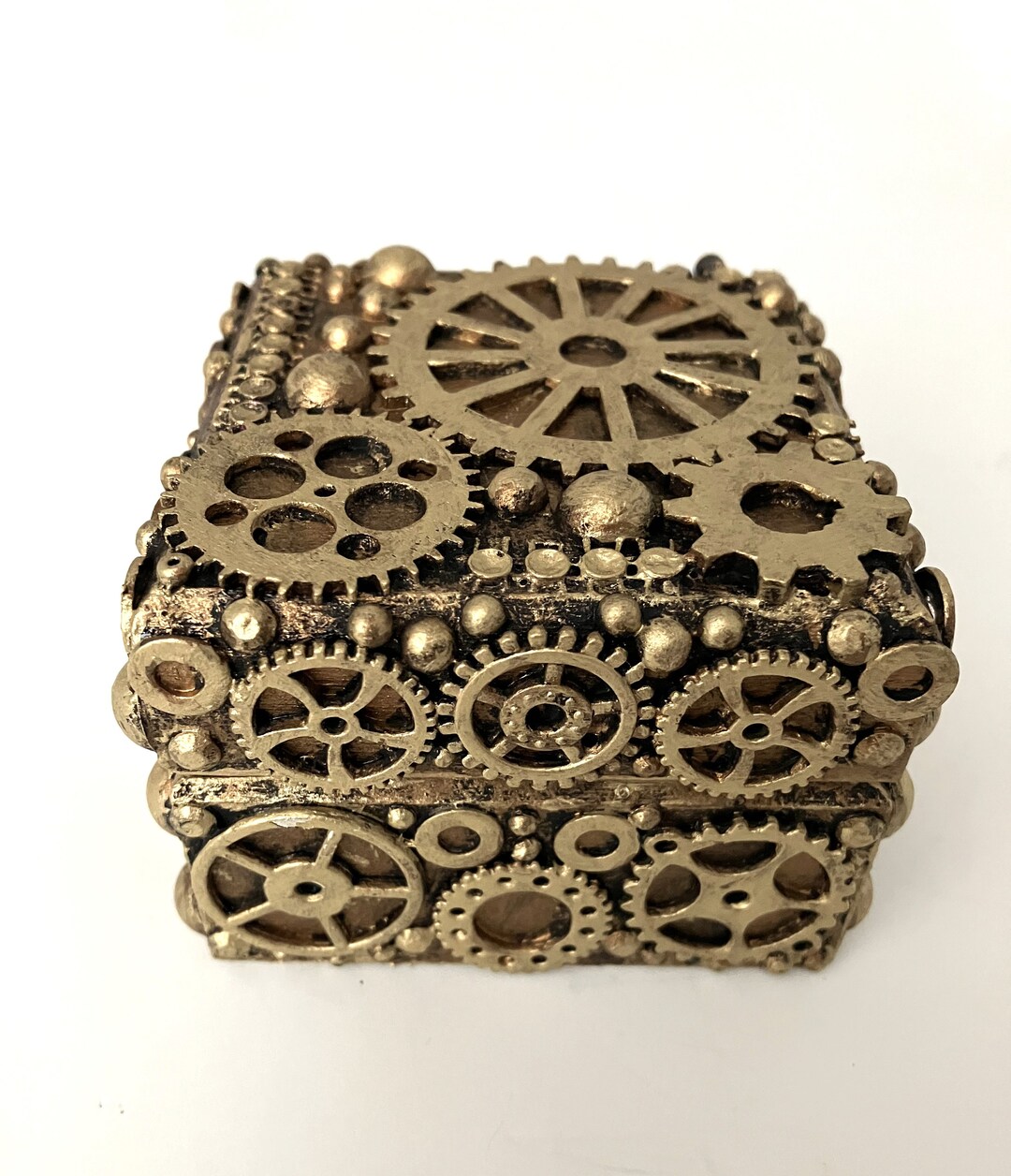 Steampunk Wooden Chests Gothic Trinket Boxes Assorted Designs Jewellery ...