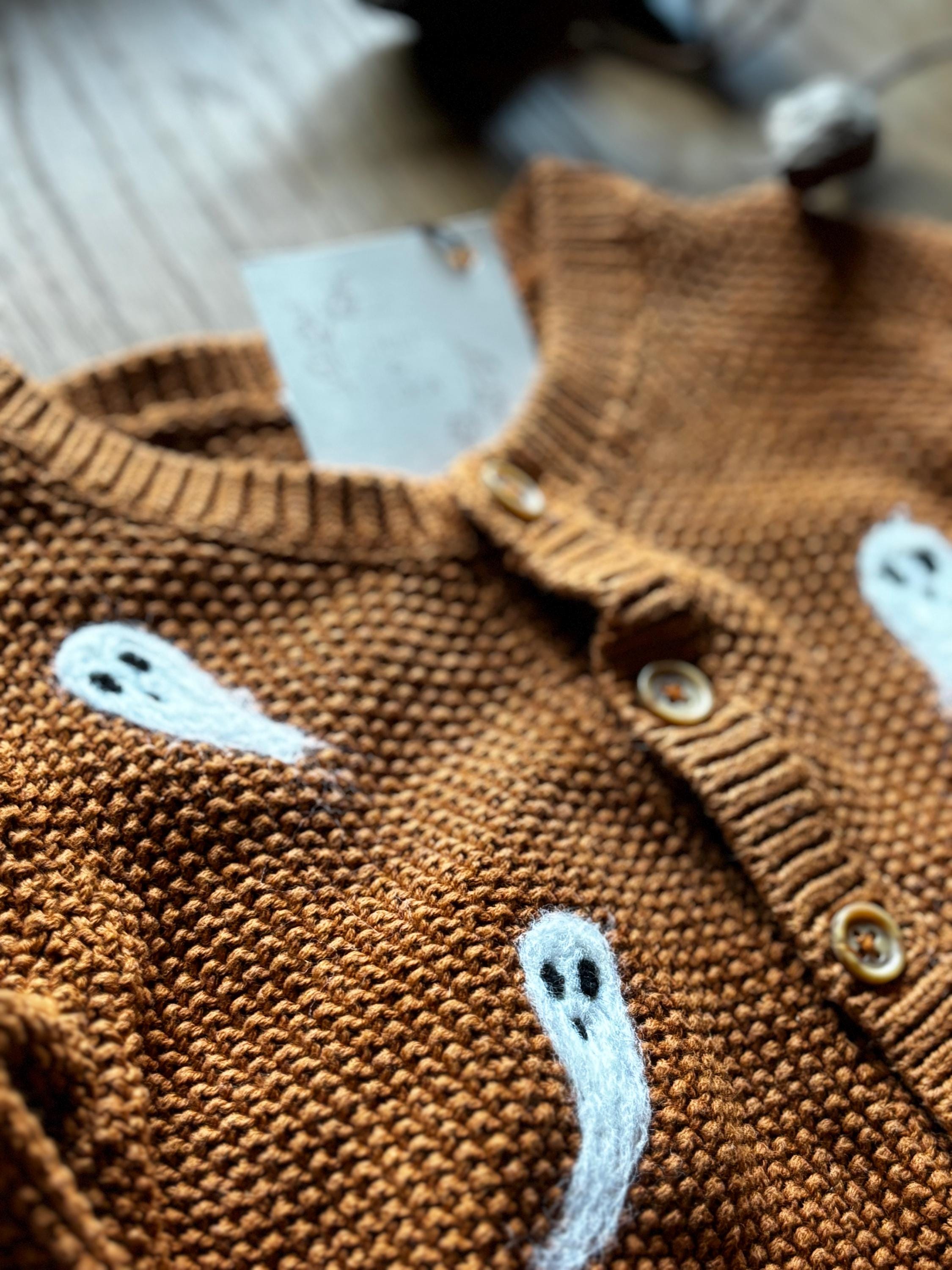 Ghost Cardigan for Kids - Etsy