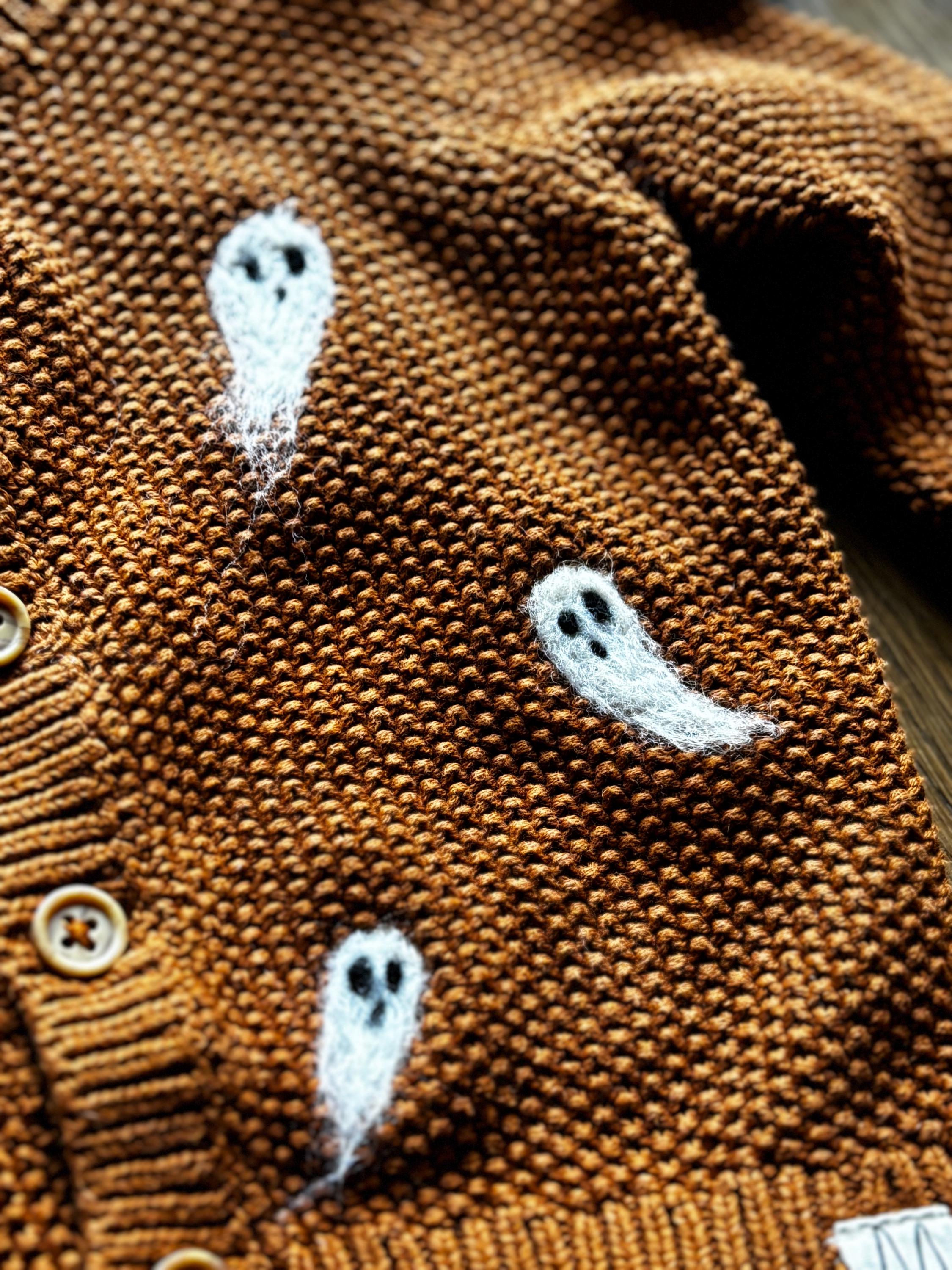 Ghost Cardigan for Kids - Etsy