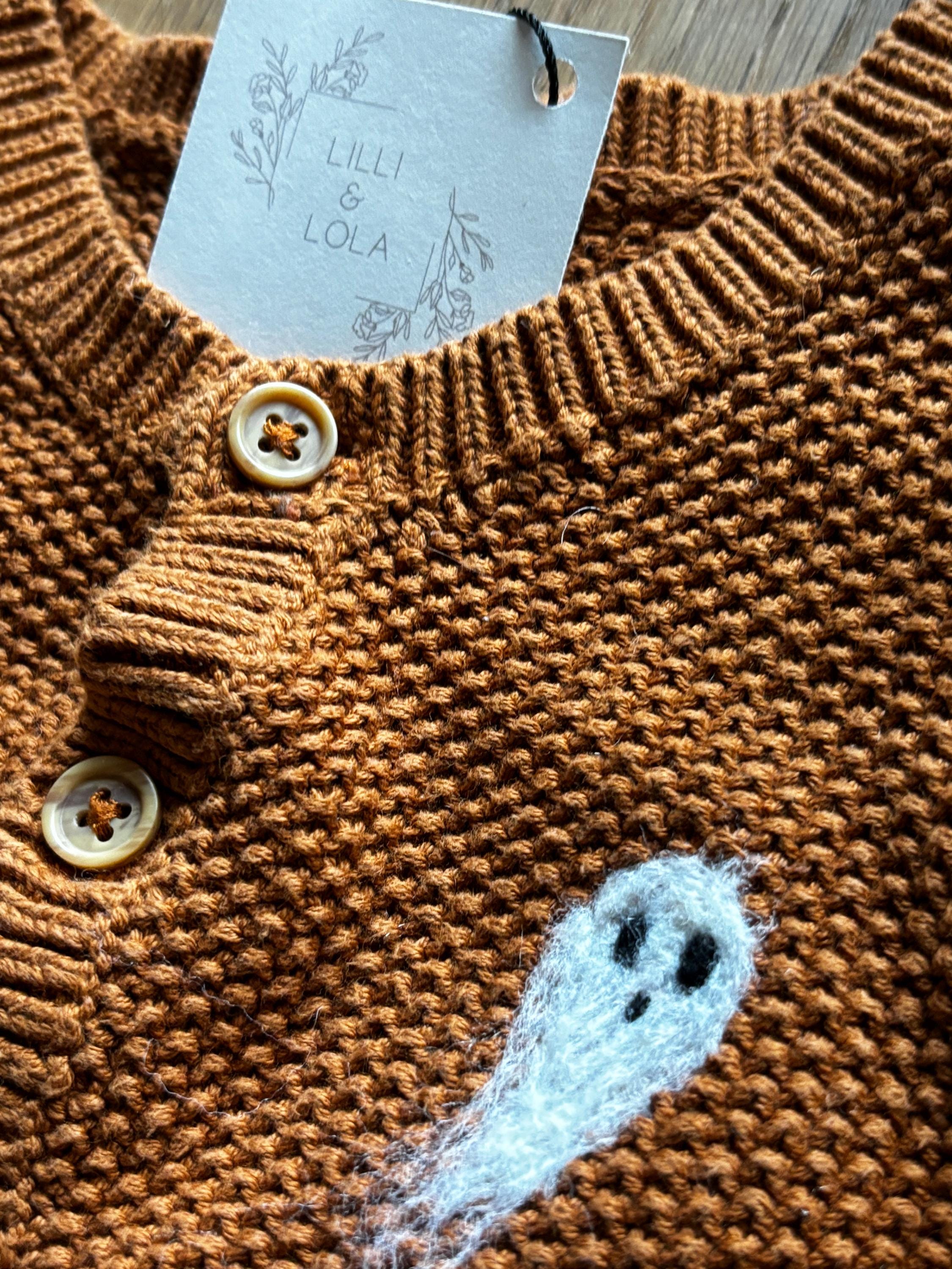 Ghost Cardigan for Kids - Etsy