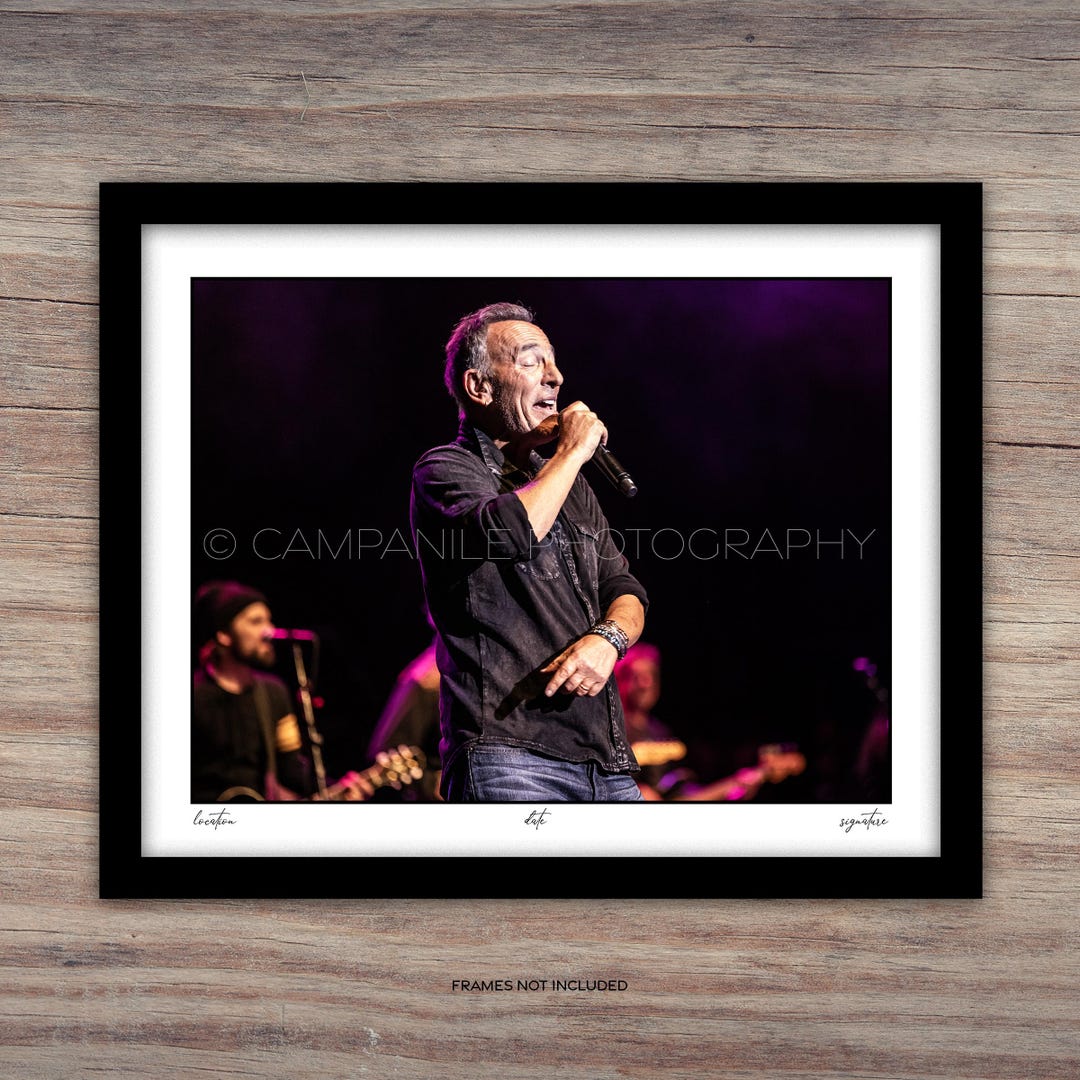 Bruce Springsteen Art Photography Print | Concert Photography, Light of ...