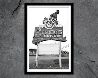 Circus Drive-in Art Photography, Jersey Shore Art Photography, Neon ...