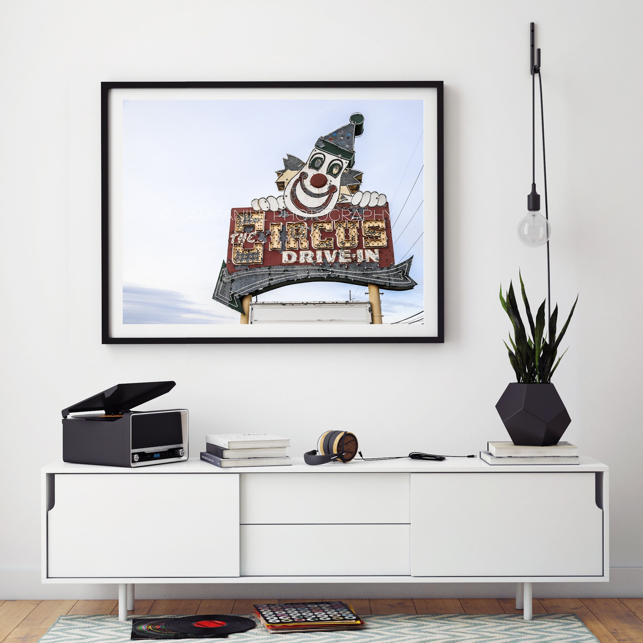 Circus Drive-in Art Photography, Jersey Shore Art Photography, Neon ...