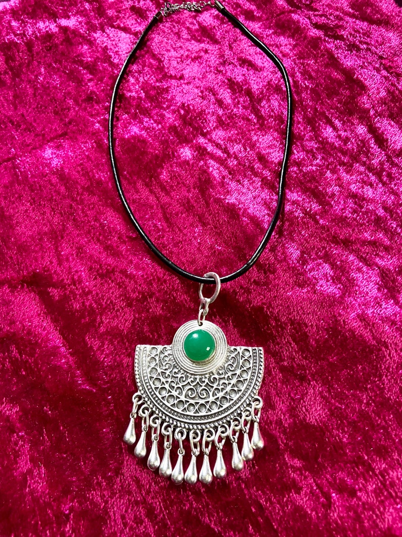 Vintage Central Asian Necklace: Kyrgyz Silk Road Design - Etsy