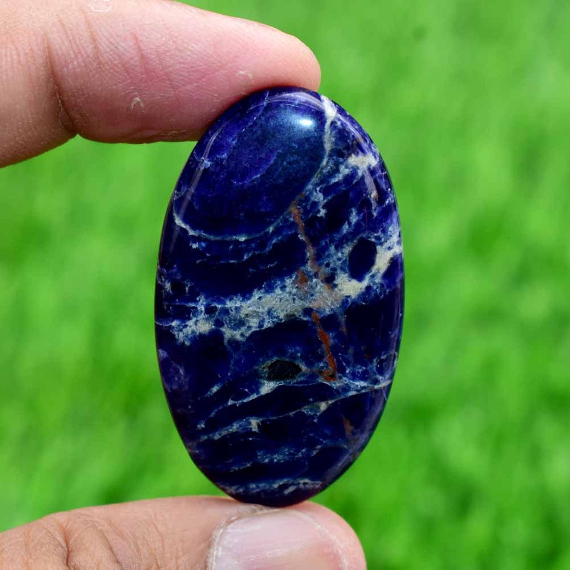 46 Cts Natural Sodalite Gemstone Azul y Blanco Sodalite | Etsy 46 Cts Natural Sodalite Gemstone Azul y Blanco Sodalite | Etsy