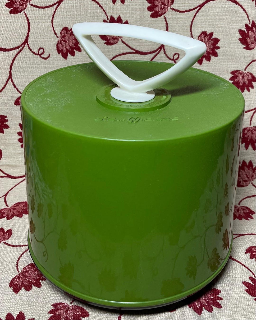 Vintage Green 45 Record Holder ~ Plastic, Twist Lock ~ Disk-go-case ...