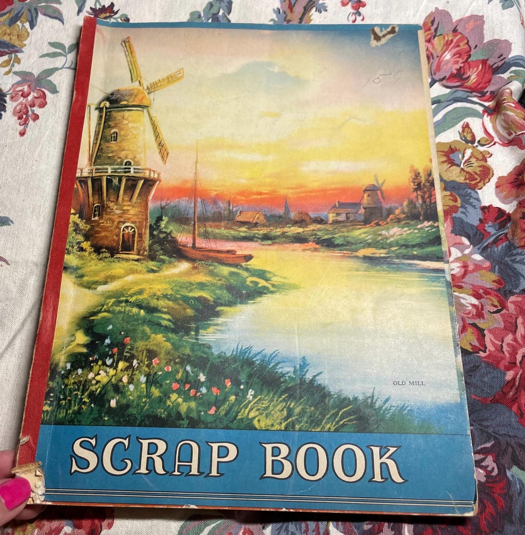 Vintage 1940s Golden Age of Hollywood Oversized Scrapbook ~ 46 Pages ...