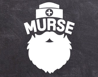 6" tall RN Nurse Window Decal ~ White or Choose Your Vinyl Color Huis ...