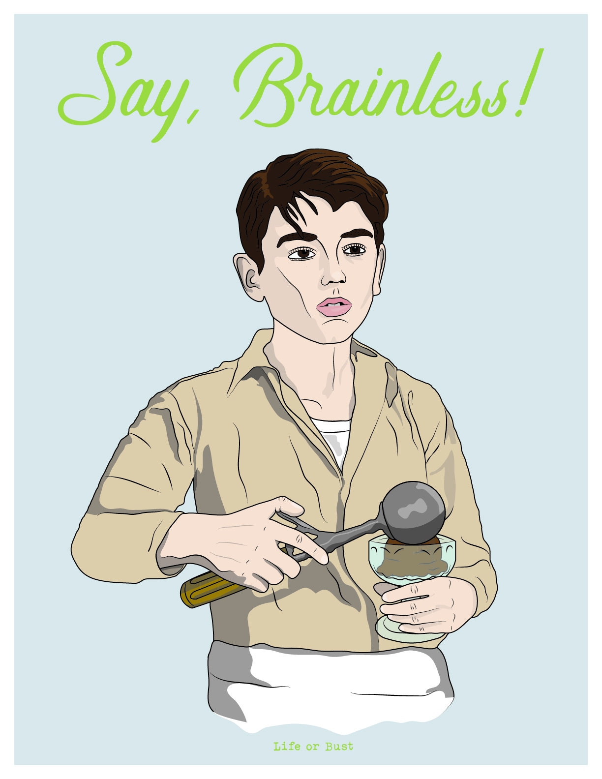 Young George Bailey - Say, Brainless - Etsy