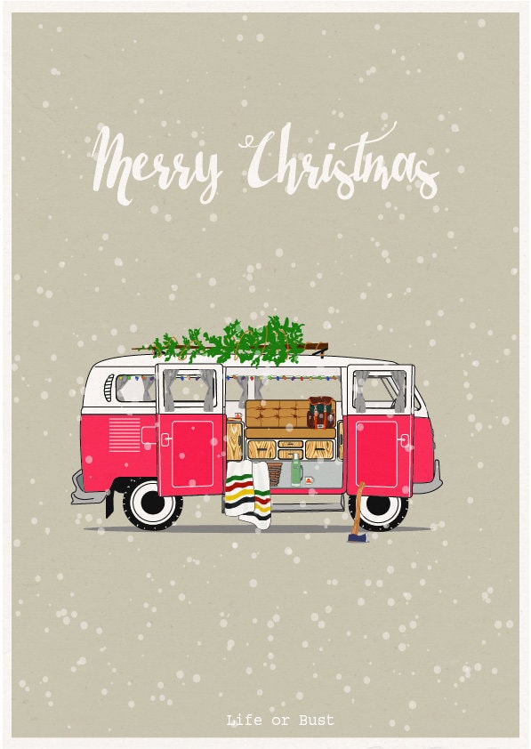 Christmas Camper Van - Etsy