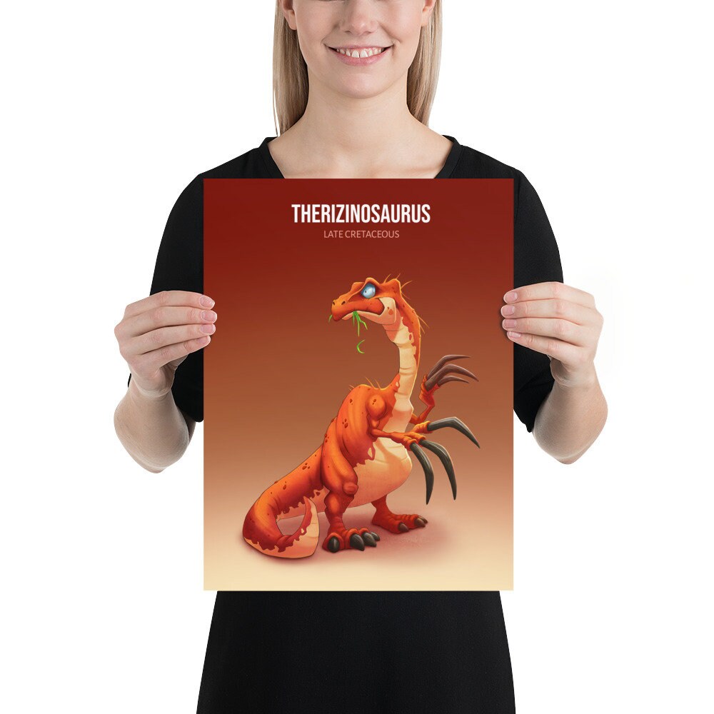 Therizinosaurus | Jurassicpark | Dinosaur | Drawing | Cute | Cartoon ...