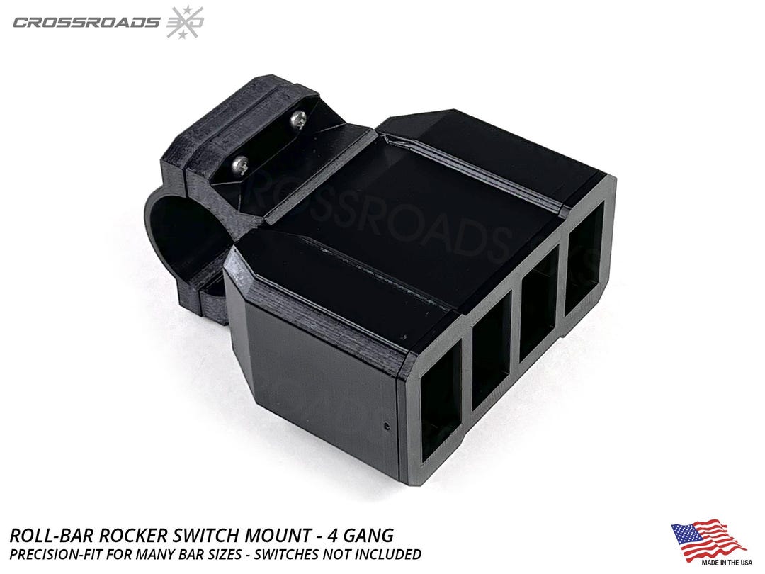 Overhead Roll Bar 4-gang Switch Panel: Jeep, RZR, Pioneer - Etsy
