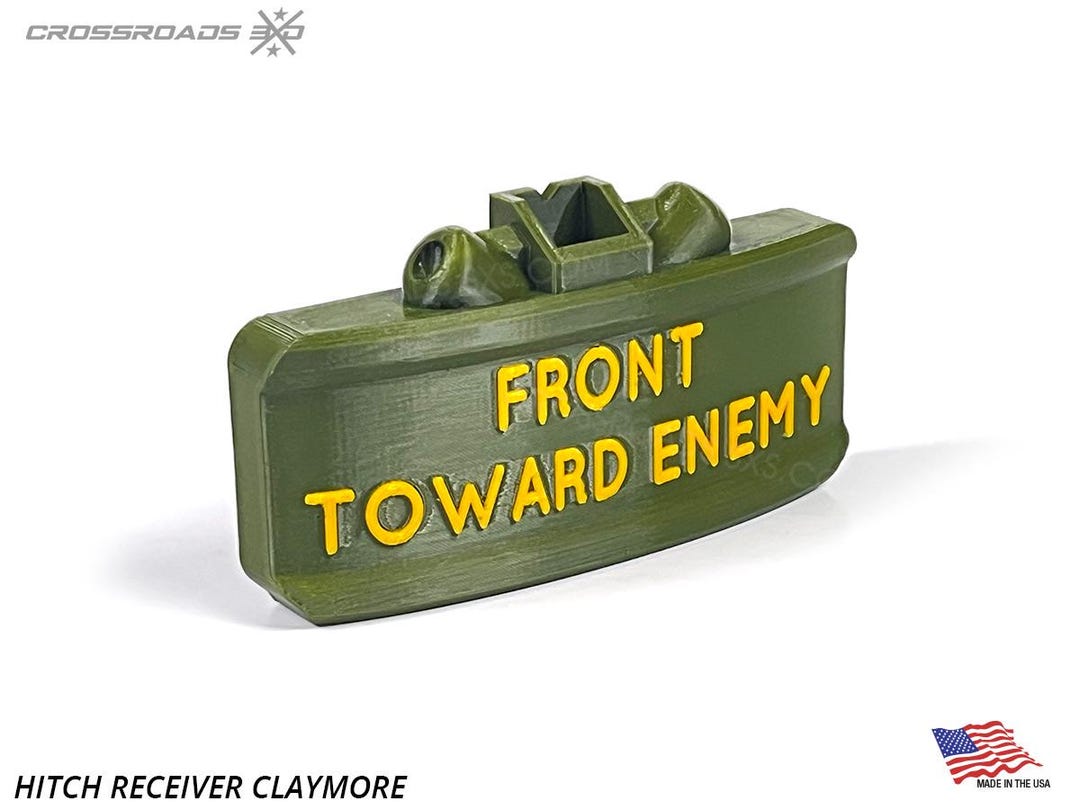Claymore Mine Replica Tow Hitch Receiver Plug Cover - Etsy