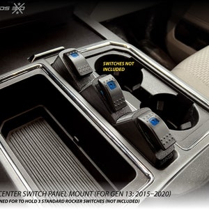 Rocker Switch Panel Mount for Ford F-150 Center Console - Etsy